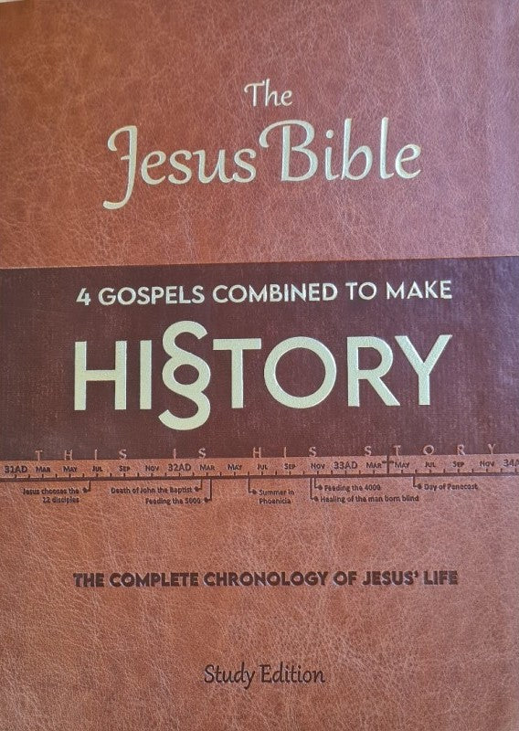 Jesus Bible: 4 Gospels Combined to Make History. The Complete Chronolo ...