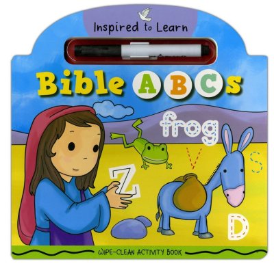 Bible ABC's: Wipe-Clean Activity Book (Inspired to Learn) Ages 3-6 ...