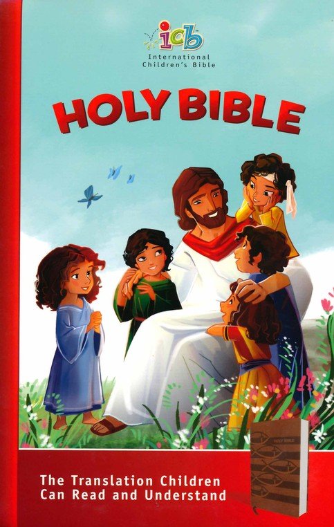 ICB International Children's Bible Holy Bible Large Print Brown Leathe ...