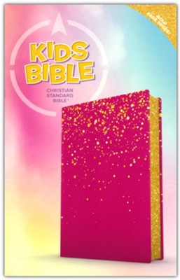 CSB Kids Bible pink leathertouch Ages 7-12 11.25 point font — Christian ...