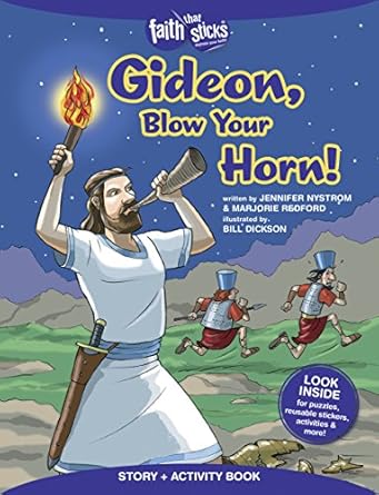 Gideon, Blow Your Horn! Story + Activity Book (Faith That Sticks Books ...