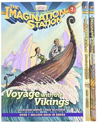 Imagination Station Books 3-Pack #1-3 Voyage with the Vikings/Attack a ...