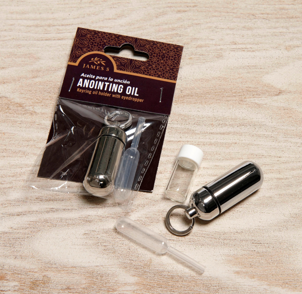 Anointing Oil Holder – Brass with header packaging — Christian ...