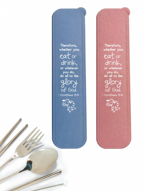 Lamb Silver Cutlery Set: Pink or Blue - Therefore whether you eat or d ...