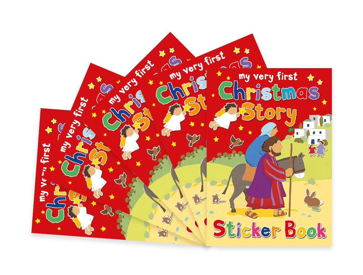 Christmas Story Sticker Book: Pack of 5 (My Very First Sticker Books ...