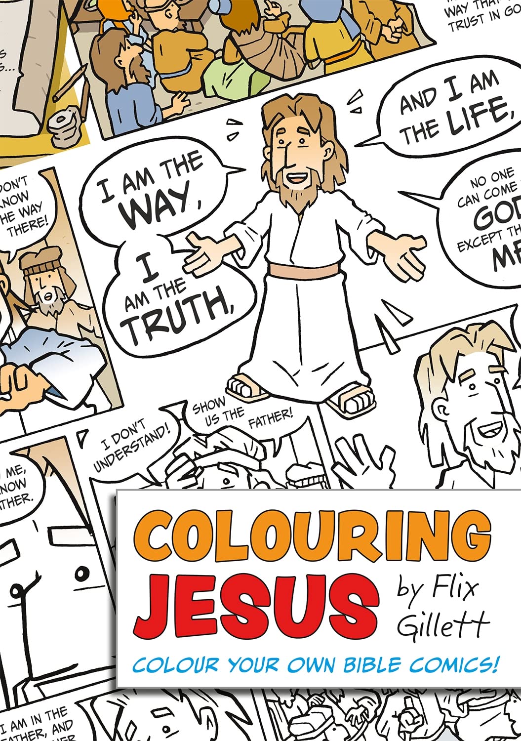 Colouring Jesus: Colour Your Own Bible Comics! (Colouring Bible Comics ...