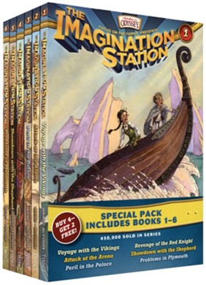 Imagination Station Books 6-Pack #1-6 Voyage with the Vikings/Attack a ...