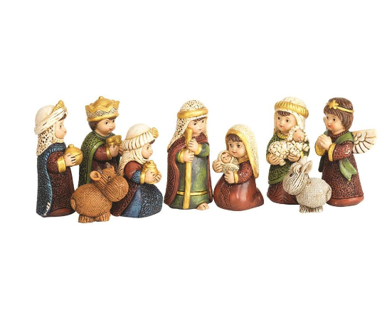 9 Piece Nativity 8.5cm high — Christian Superstore New Zealand