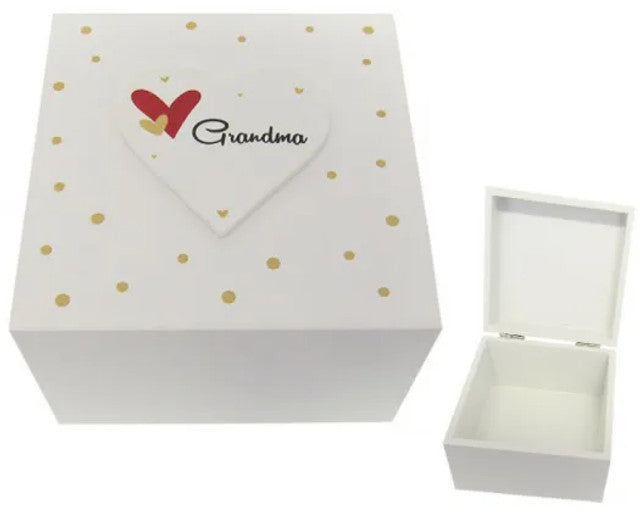 Grandma Gift Box with hinged lid and heart motif — Christian Superstore ...