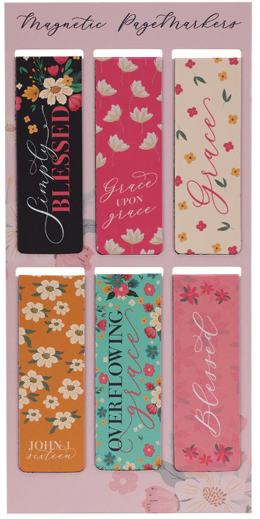 Simply Blessed Magnetic Bookmark Set 6 bookmarks — Christian Superstore ...