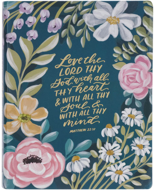 KJV Large Print Note-taking Bible Faux Leather Love The Lord Matthew 2 ...