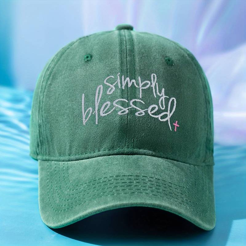 Simply Blessed Caps - Green — Christian Superstore New Zealand
