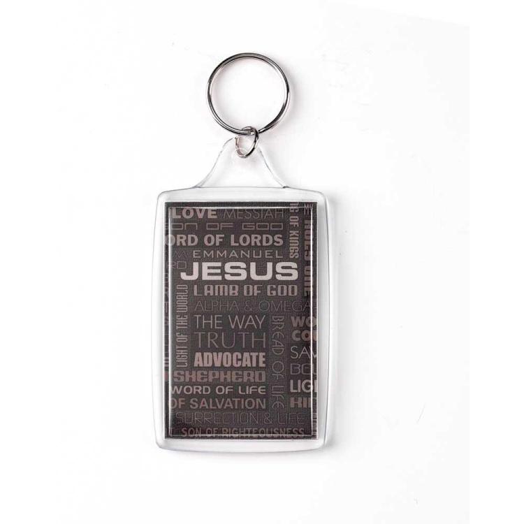 Names of Jesus large acrylic Keyring — Christian Superstore New Zealand