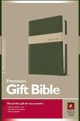 NLT Premium Gift Bible, Evergreen/Stone 7.25 point font — Christian ...