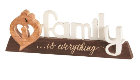 Family Word figurine 19 x 6.5cm — Christian Superstore New Zealand