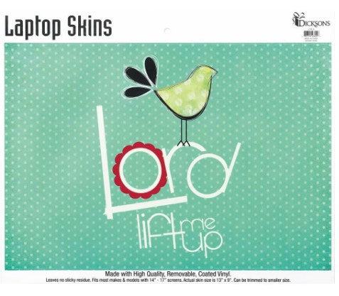 Lord Life Me Up Laptop Skin vinyl 33 x 23cm — Christian Superstore New ...