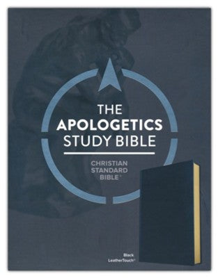 CSB Apologetics Study Bible black leathertouch 10 point font ...